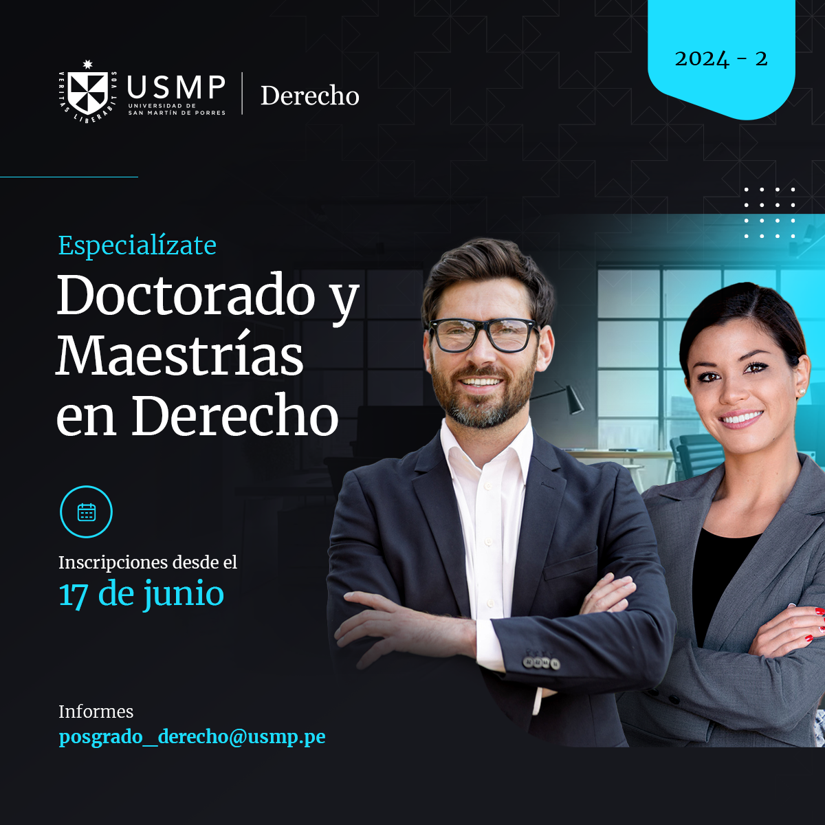 Doctorado y Maestrías en Derecho 2024 - 2 Unidad de Posgrado - USMP Derecho